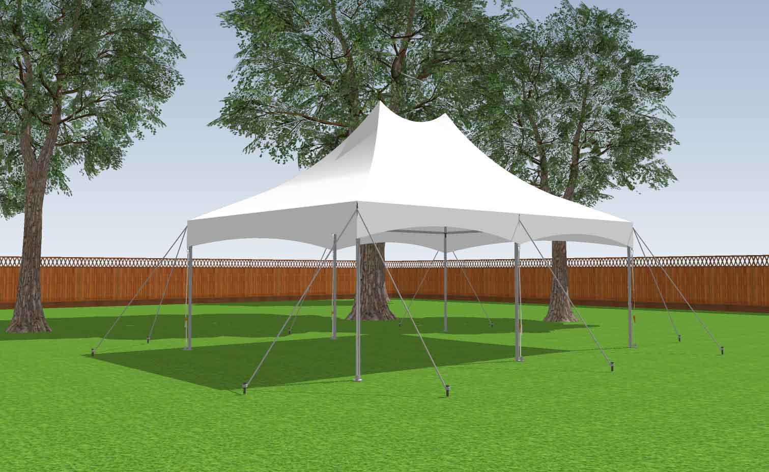 15' Wide Frame Tents for Sale | American Made by Ohenry Tents