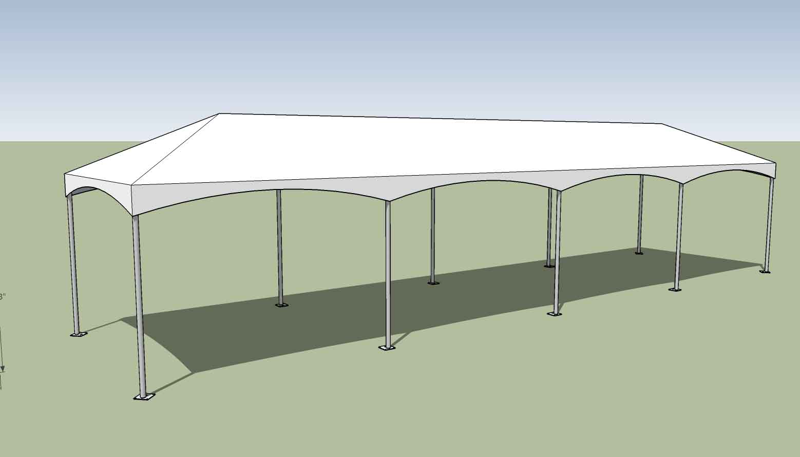 10x40 Frame Tent | Ohenry Frame Tents are your best Frame Tent Choice