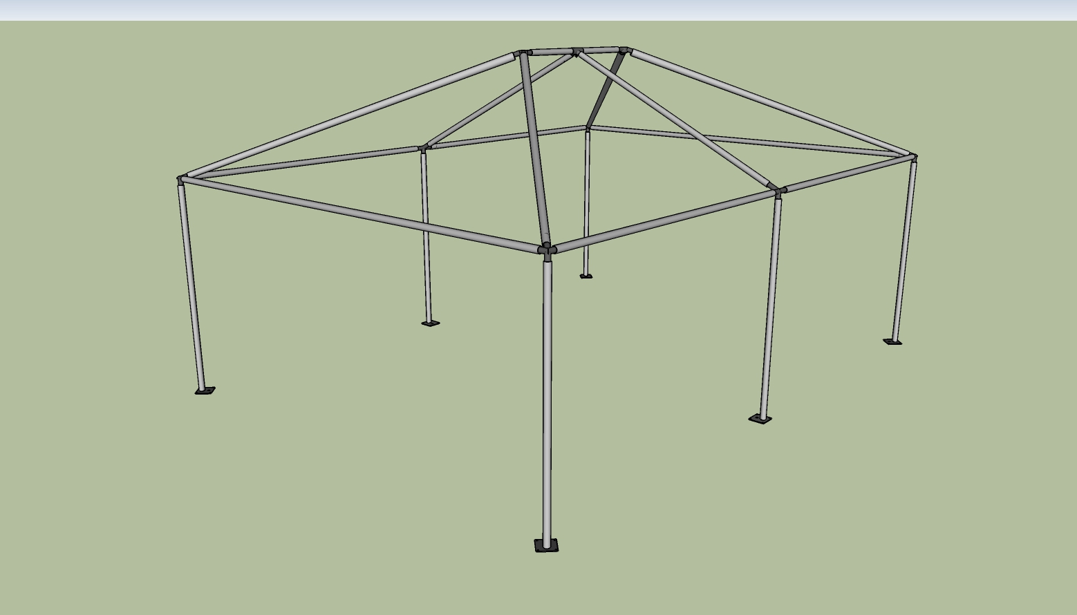 15x20 Standard Frame Tent | American Made Party Tents