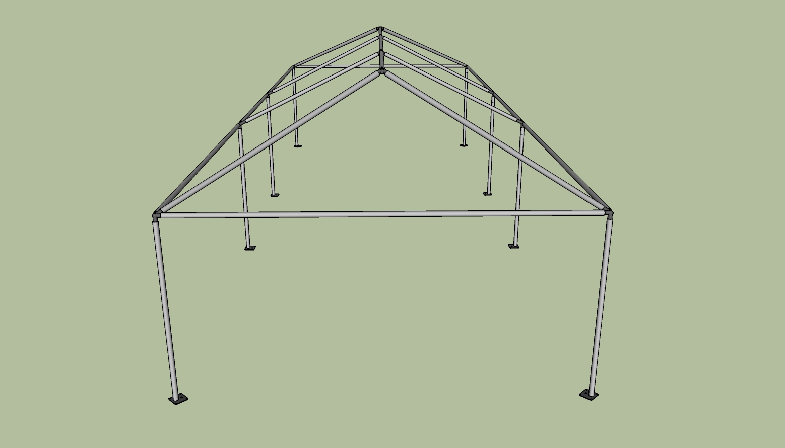 15x40 Standard Frame Tent | American Made Party Tents
