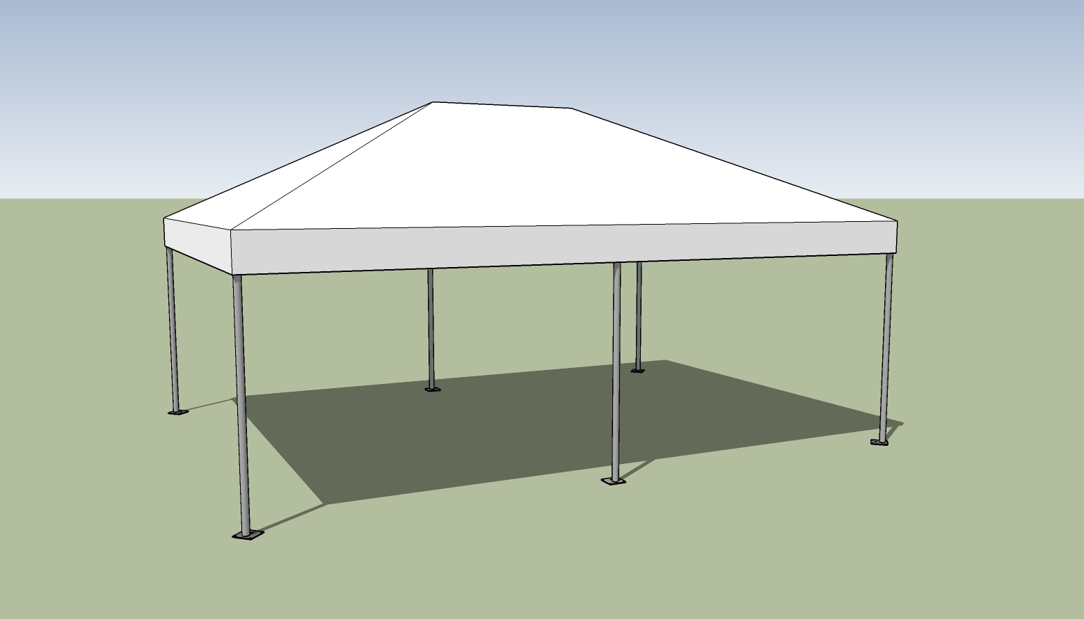 15x20 Standard Frame Tent | American Made Party Tents