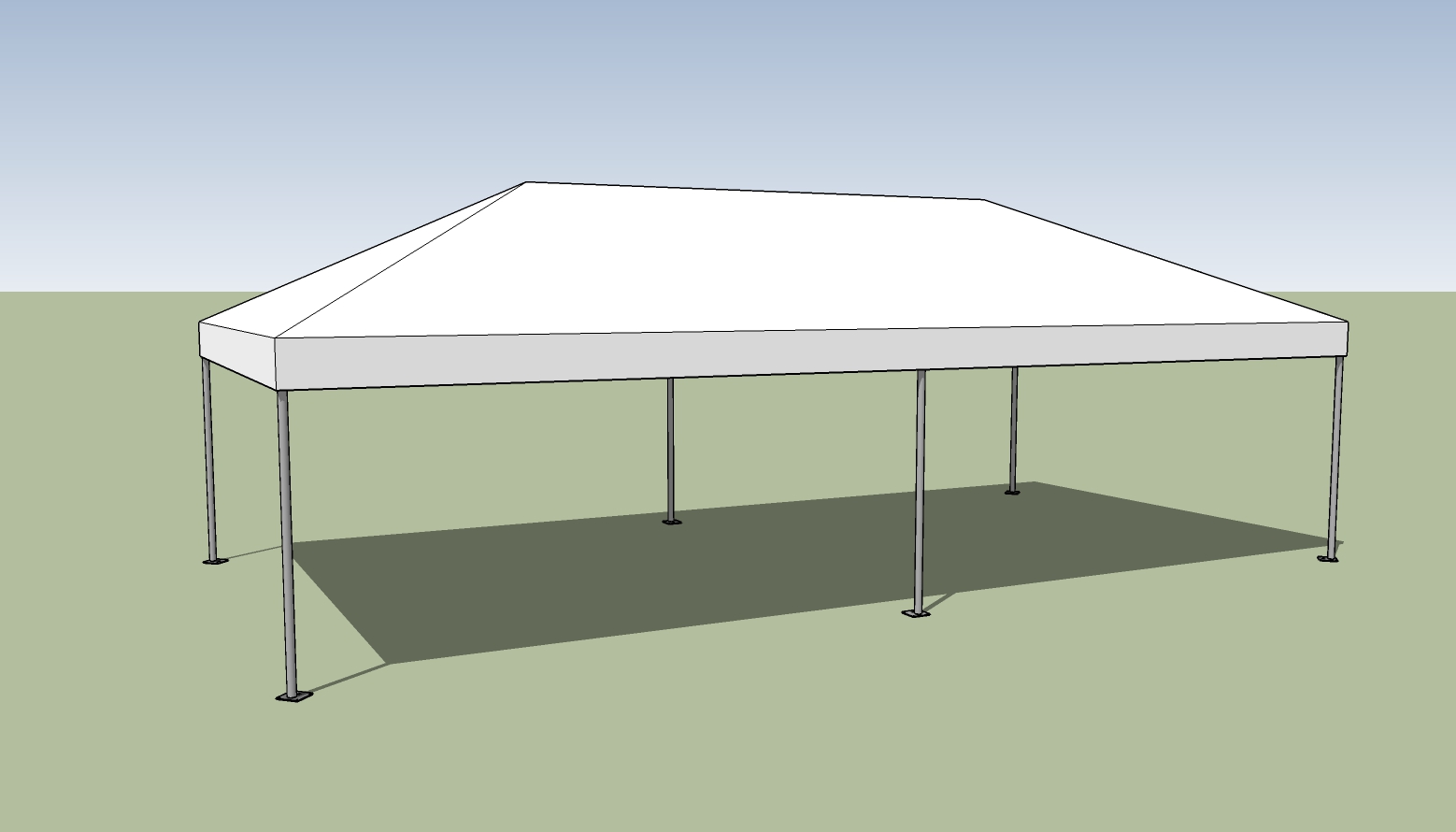15x30 Standard Frame Tent | American Made Party Tents