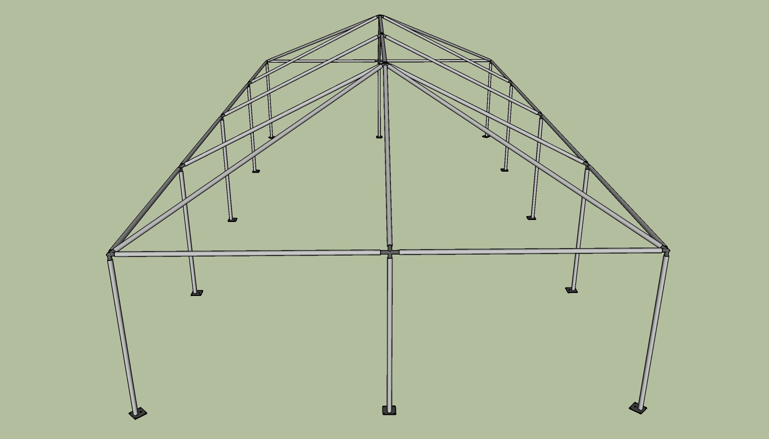 20x40 Standard Frame Tent | American Made Party Tents