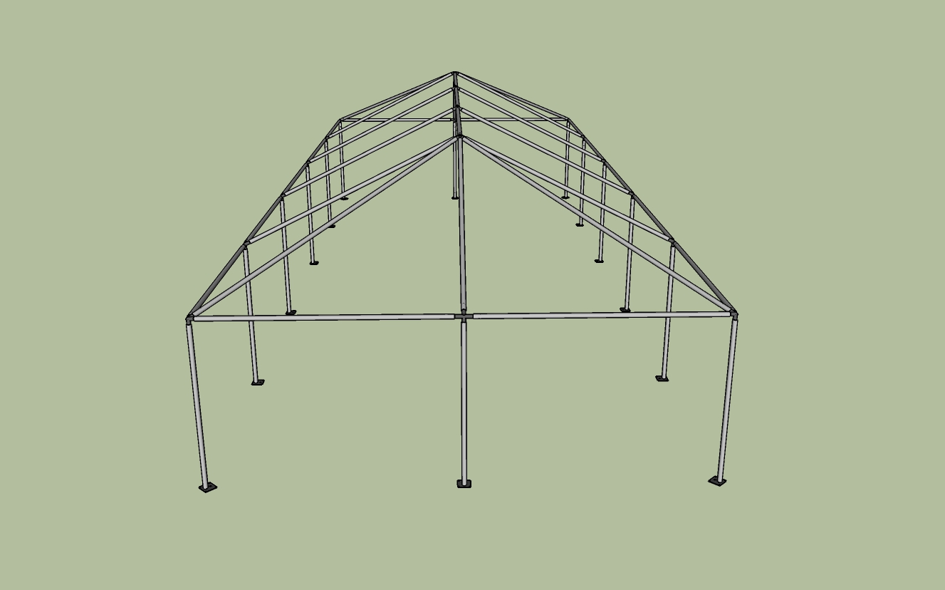 20x50 Standard Frame Tent | American Made Party Tents