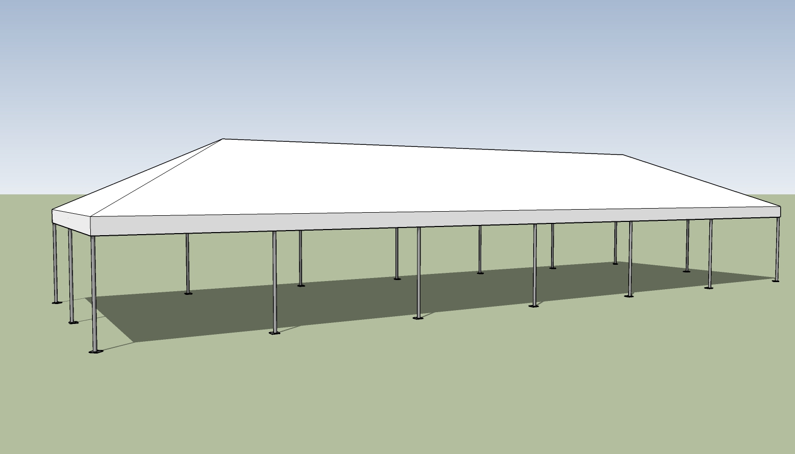 20x60 Standaard Frame Tent | American Made Party Tents