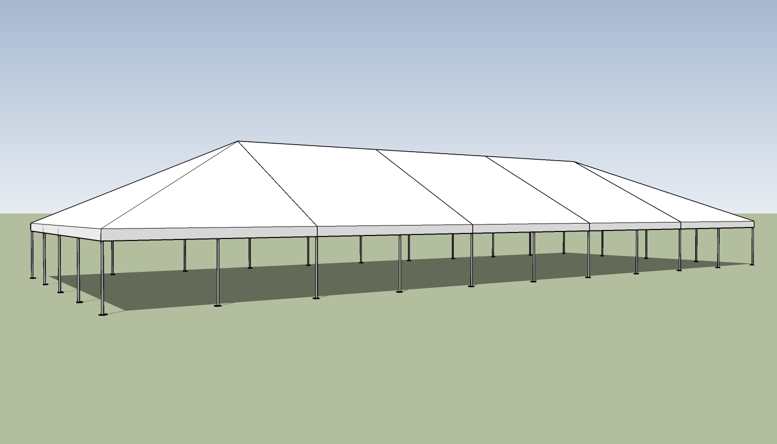 40' Wide Frame Tents for Sale | American Made by Ohenry Tents