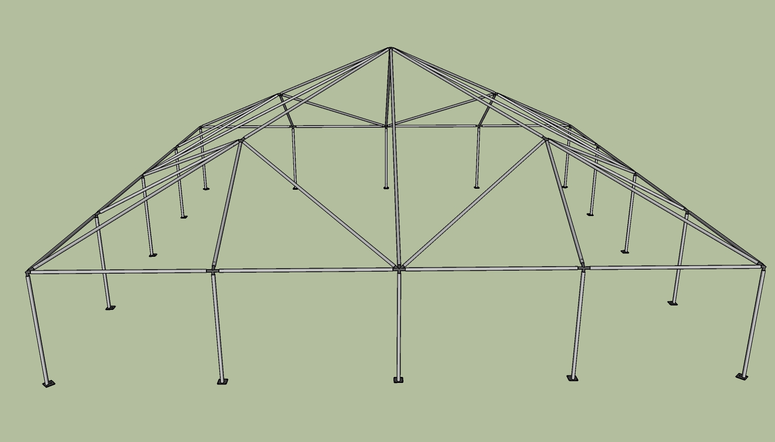 40x40 Frame Tent | Quality American Made Party Tents