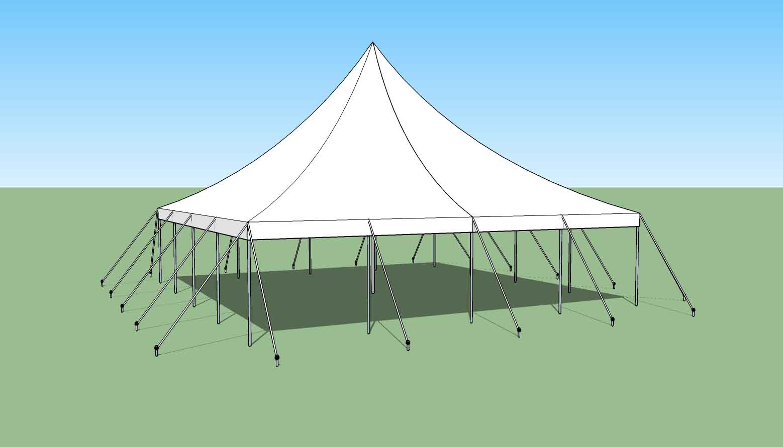 30x30 High Peak Party Tent | Ohenry High Peak Party Tents