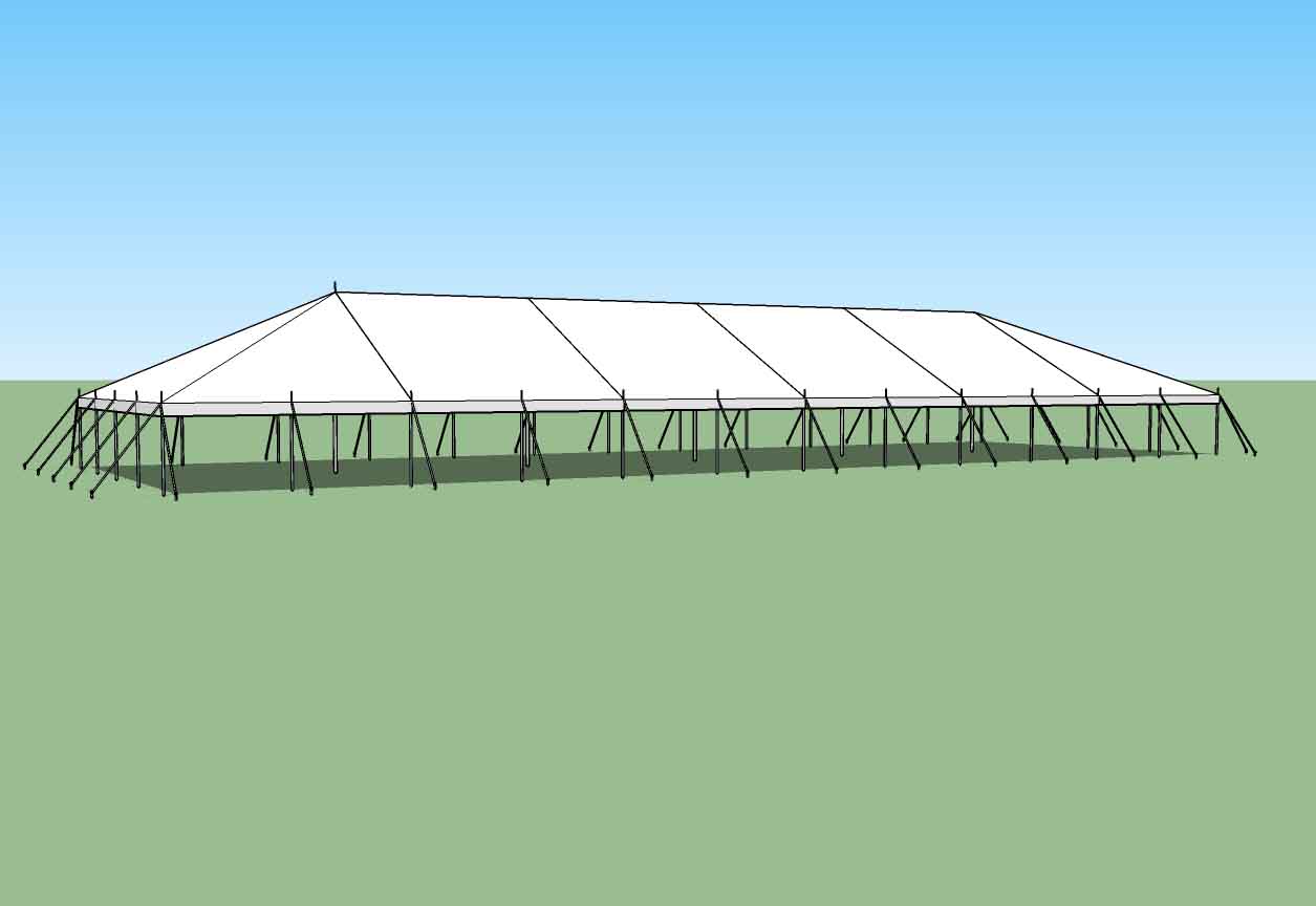 40x120 Party Tent | Quality American Made Party Tents