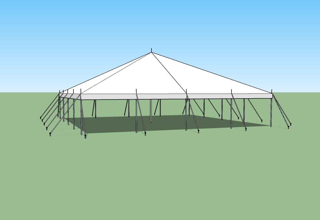 40x40 Party Tent | Quality American Made Party Tents