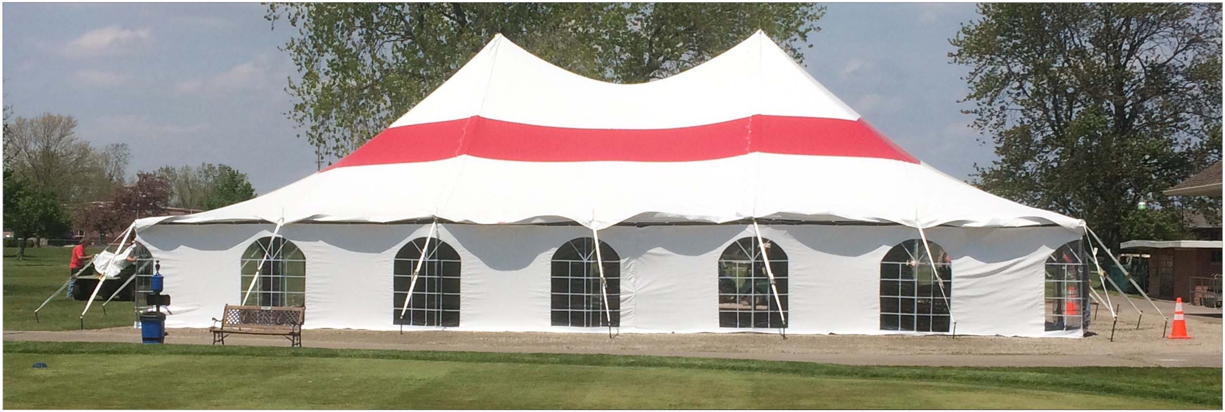 20x30 Party Tent | Ohenry Pole Type Party Tents