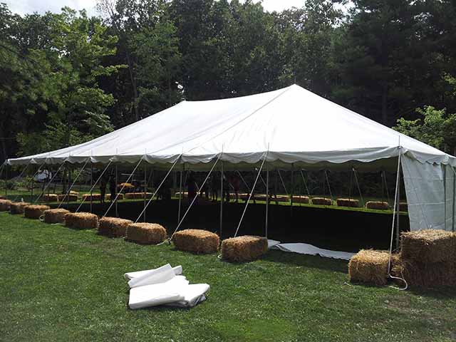 30x50 Party Tent | Ohenry Pole Type Party Tents